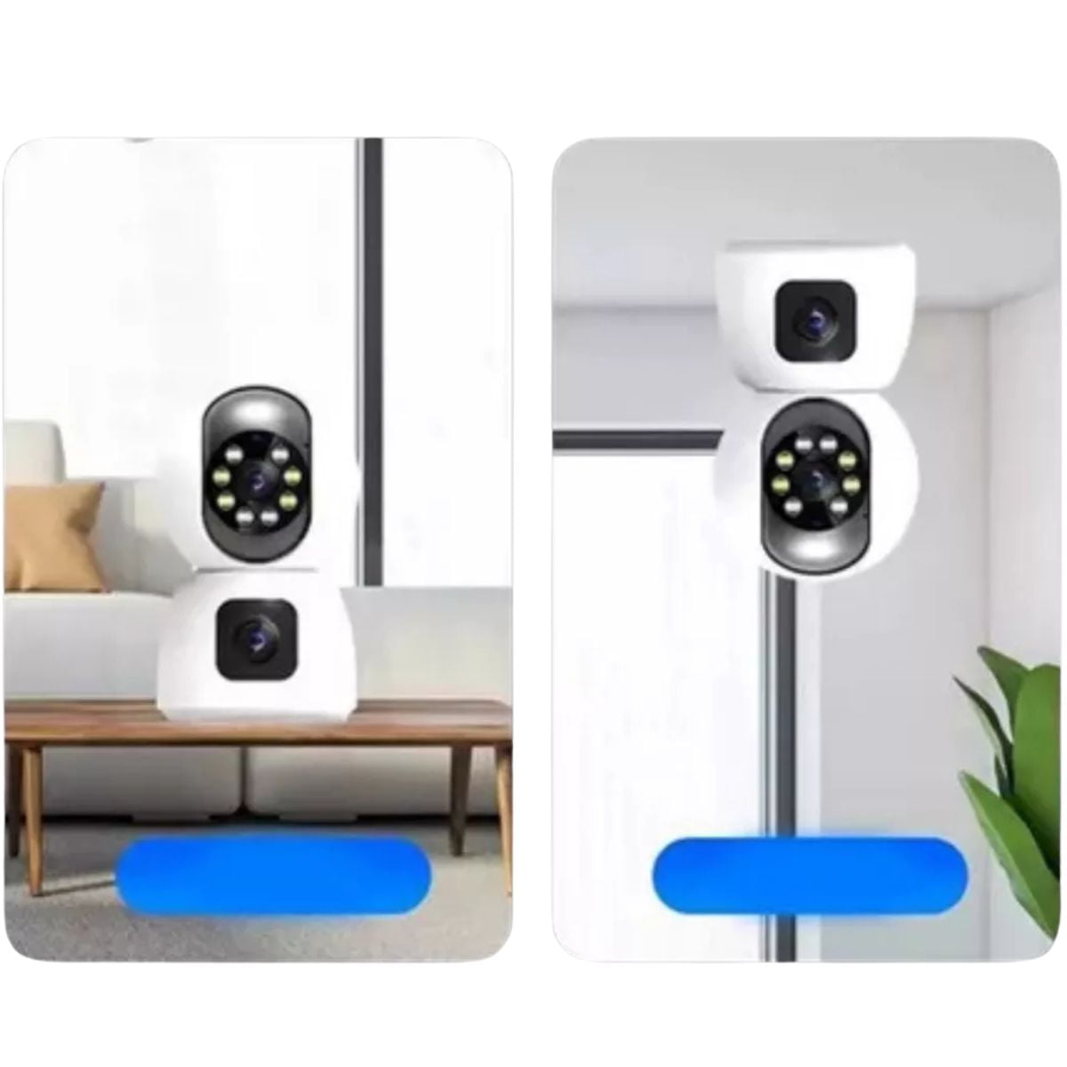 CÂMERA ROBÔ INTELIGENTE DUAS CÂMERASS WI-FI FULL HD ANATEL TWG TW-9510 ...