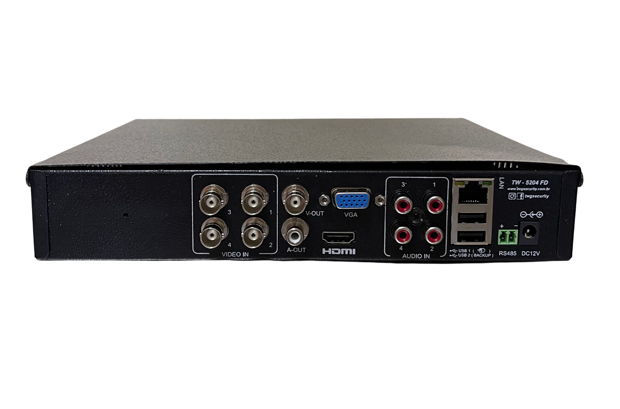 DVR STAND ALONE 4 CANAIS 1080P FULL HD 6X1 FACE DETECT TWG TW-5204 FD ...