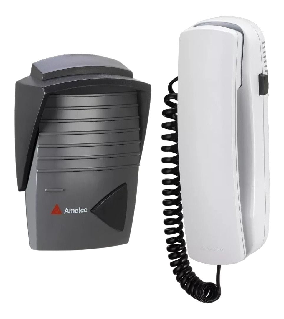 KIT PORTEIRO M200 + FECHADURA F-50 AMELCO - Home Tech